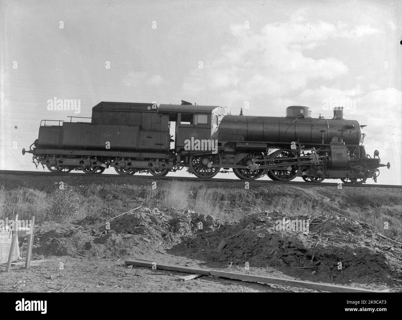 BJ B3 129. The locomotive was manufactured in 1919 by the Vagn ...
