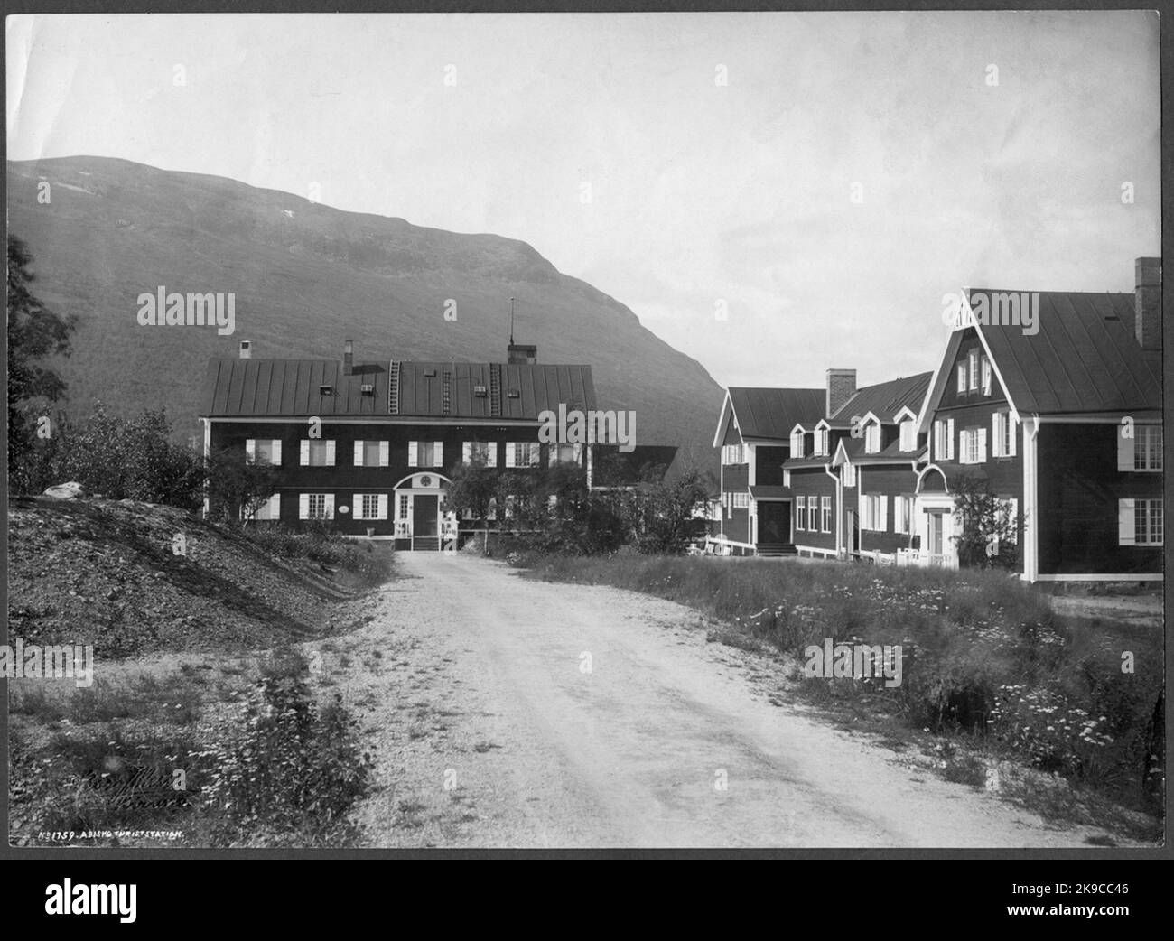 Abisko Tourist Station towards Nuoli 1919 Stock Photo - Alamy