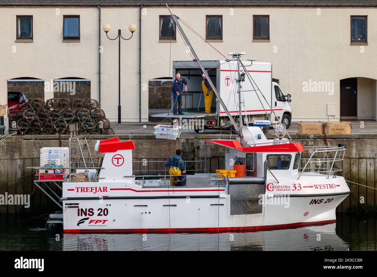 Lossiemouth, Moray, UK. 27th Oct, 2022. This is the Shellfish being ...