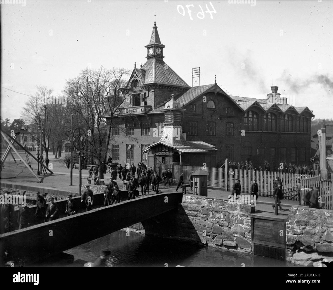 The workshop at 12. Nohab, Nydqvist & Holm AB Industri Stock Photo - Alamy