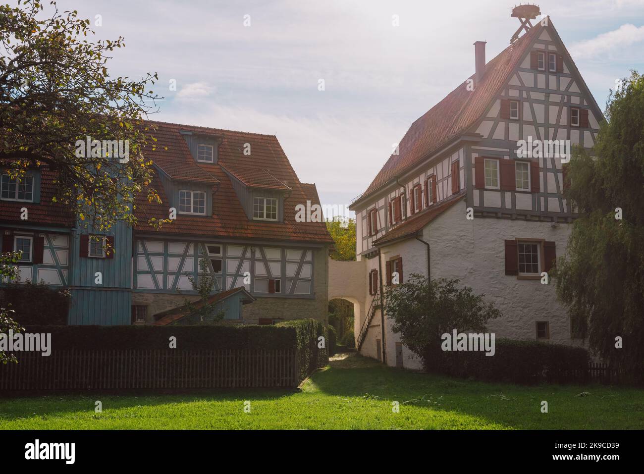 Traditional Small House With Beautiful Outdoor Decor Facade In Germany ...