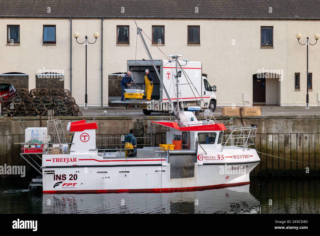 Lossiemouth, Moray, UK. 27th Oct, 2022. This is the Shellfish being ...
