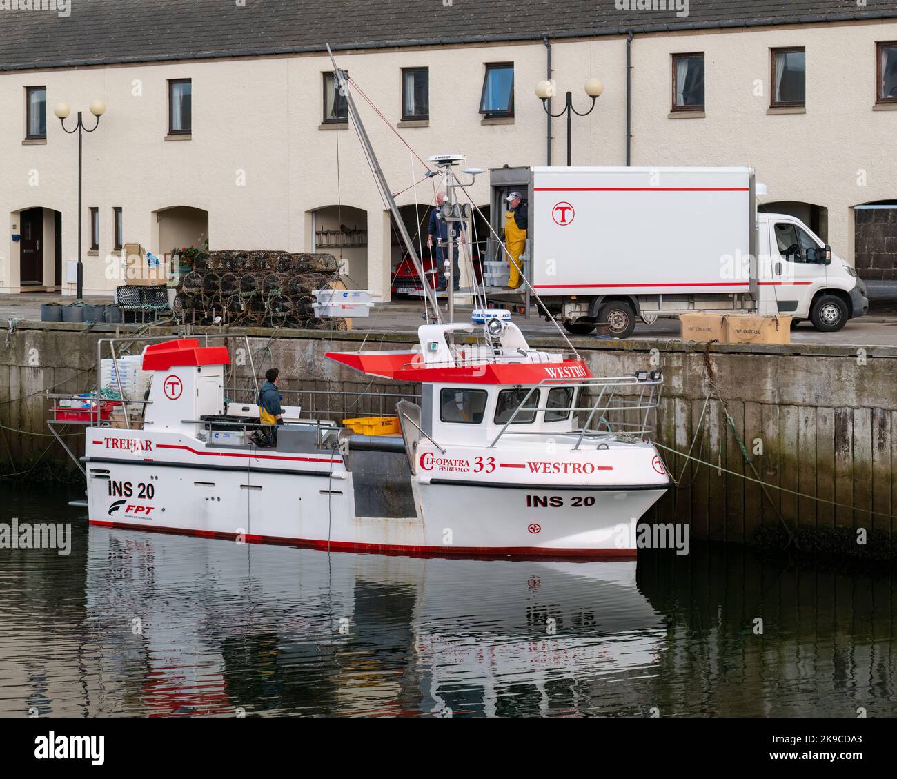 Lossiemouth, Moray, UK. 27th Oct, 2022. This is the Shellfish being ...