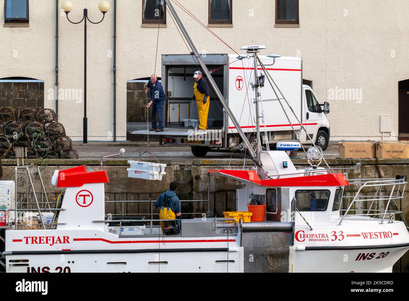 Lossiemouth, Moray, UK. 27th Oct, 2022. This is the Shellfish being ...