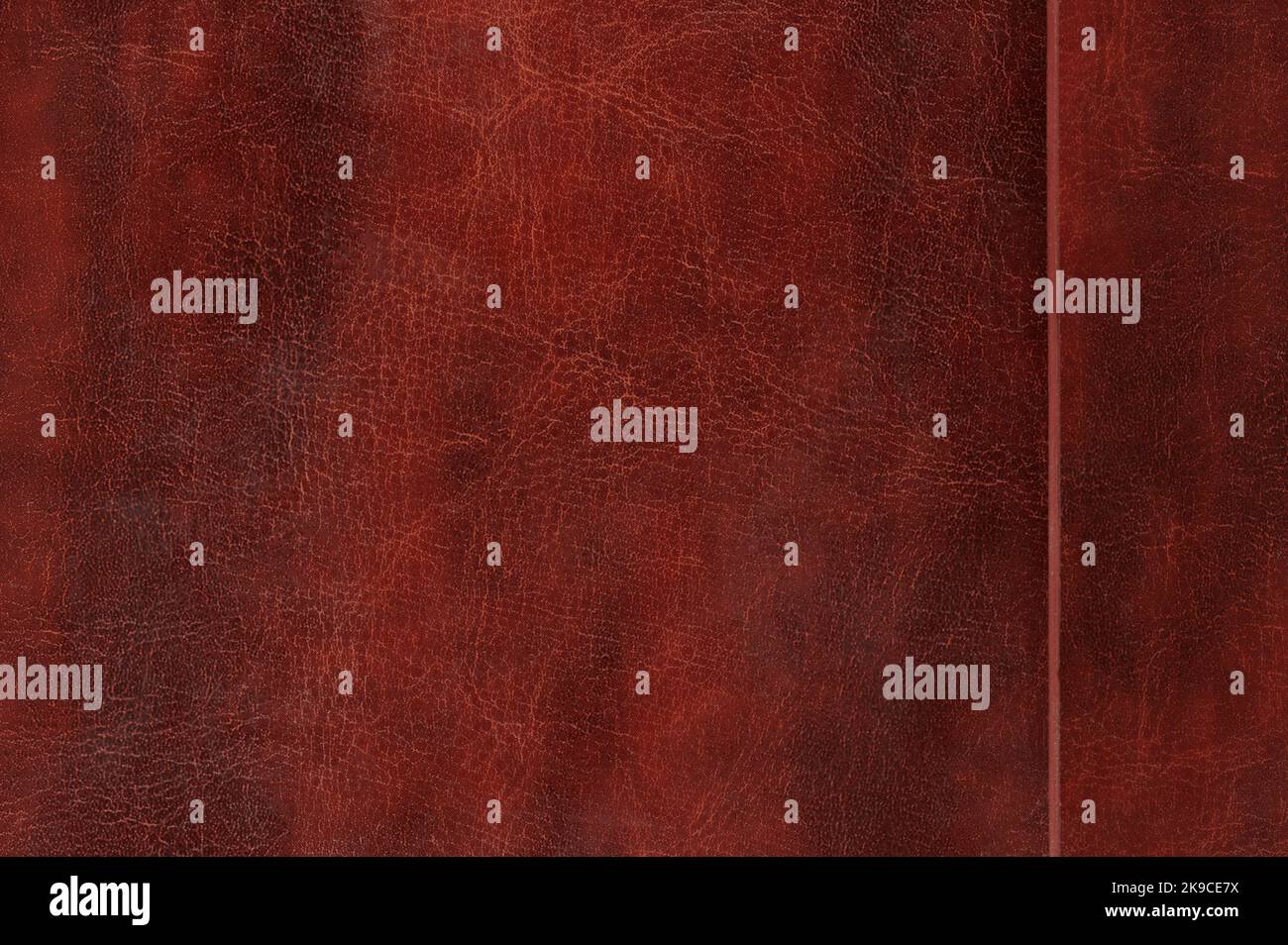 Brown leather skin background with crease line close up view Stock ...