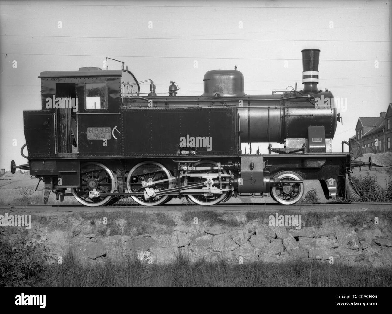 NPMB LOK 4. DELIVERY PHOTO. The locomotive was manufactured by Nohab ...