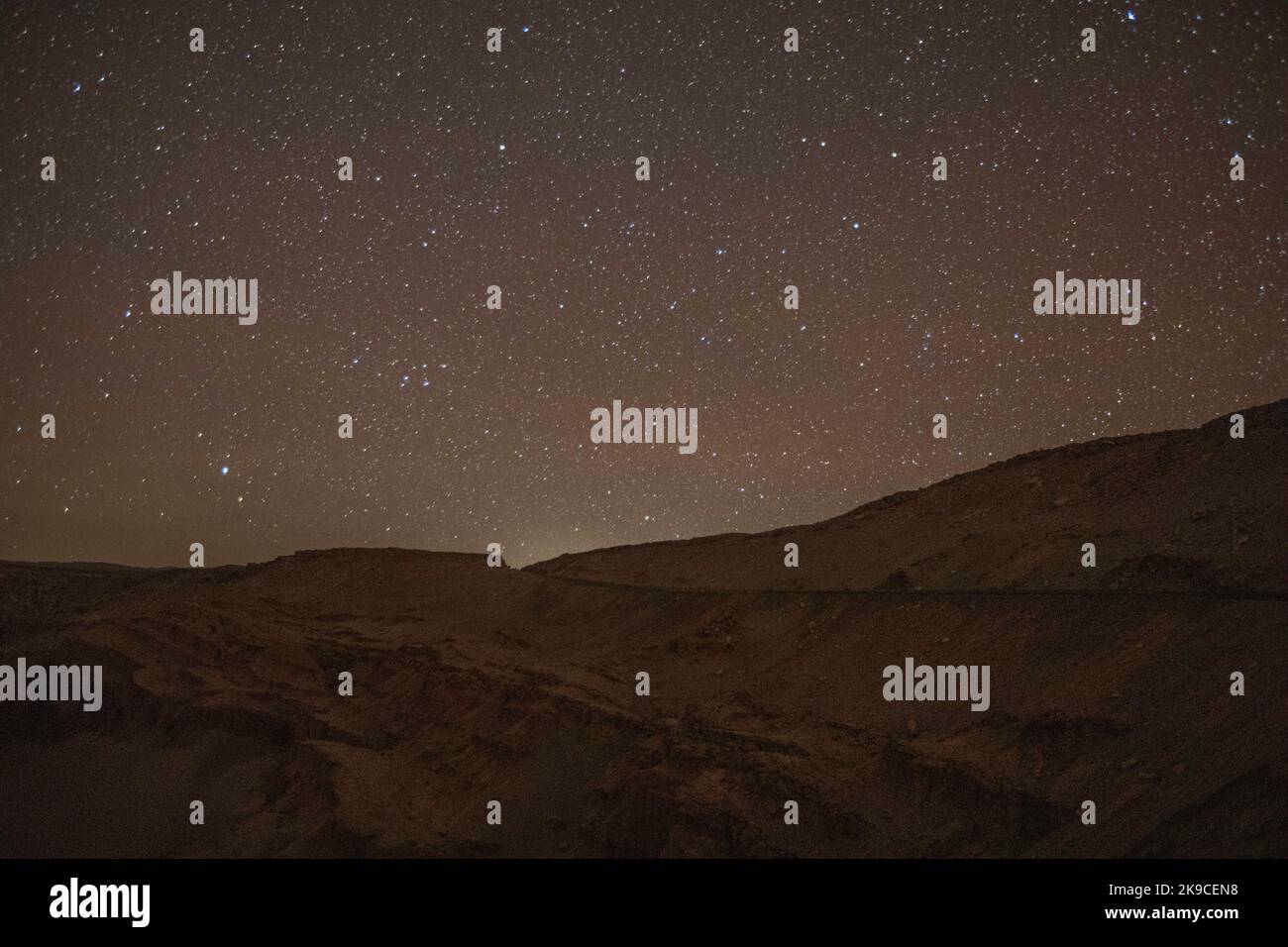 Atacama, Chile. 27th Oct, 2022. Stars shine over the desert of Atacama ...