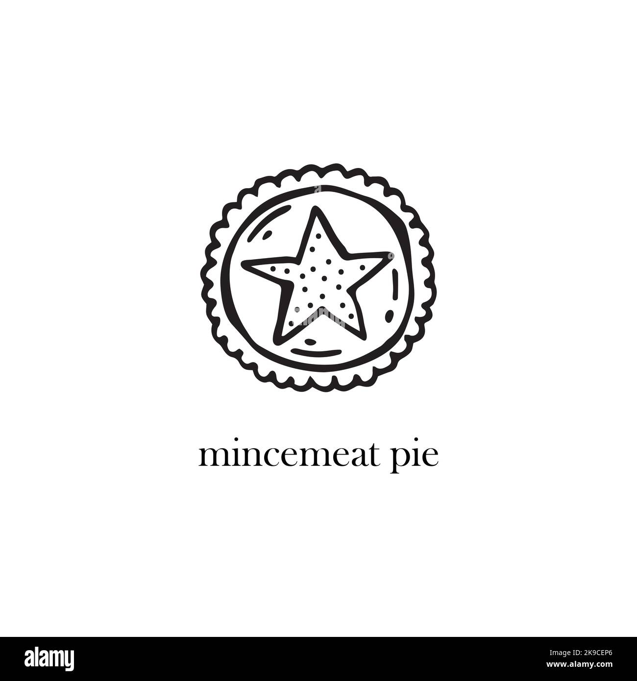 Mincemeat pie Stock Vector Images - Alamy
