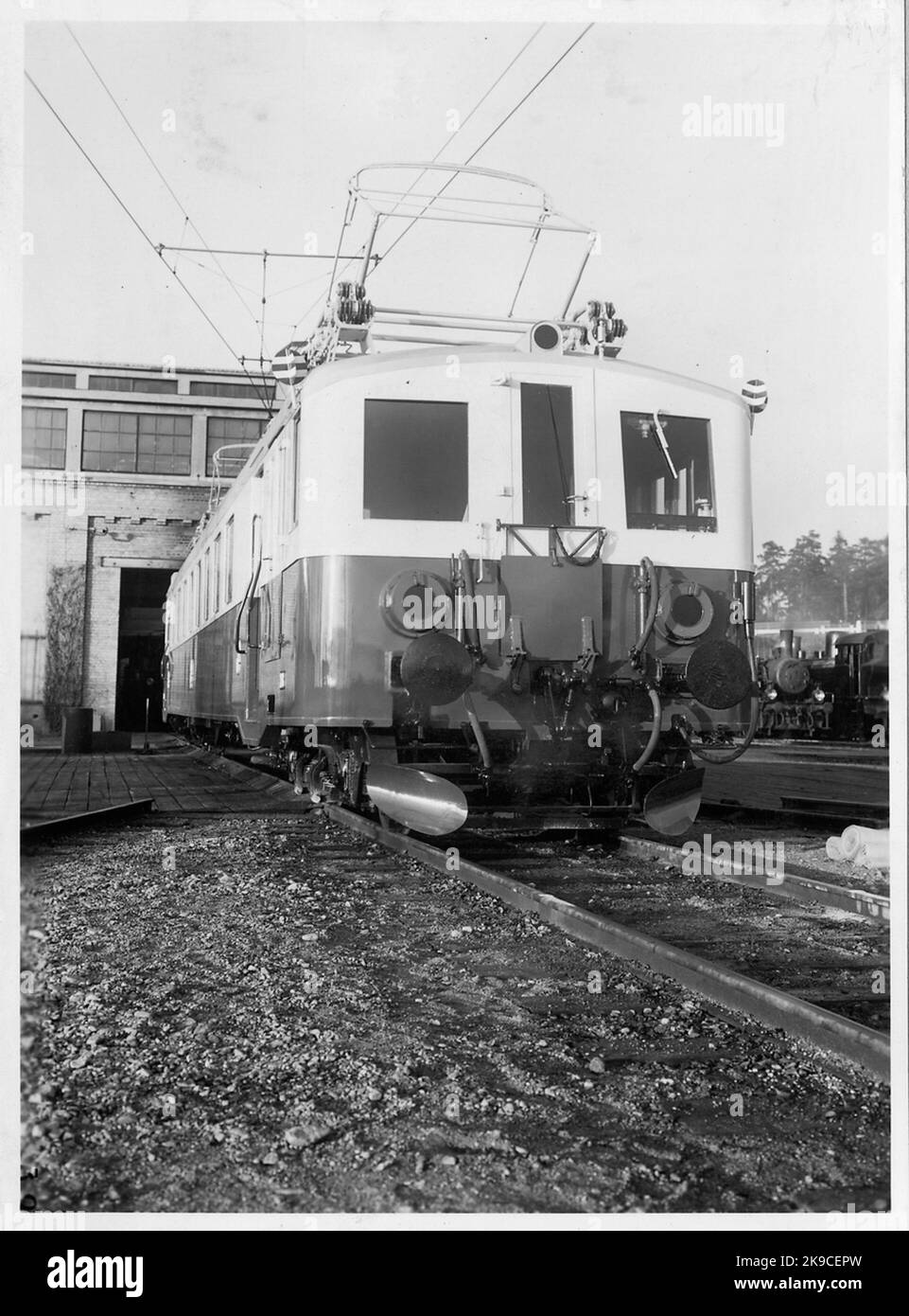 Electric motor carriage, State Railways X0A4 Stock Photo - Alamy