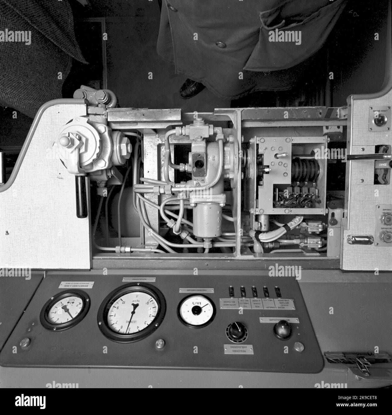 State Railways, SJ Lokomotor Z65. Technical equipment. Meter Stock ...