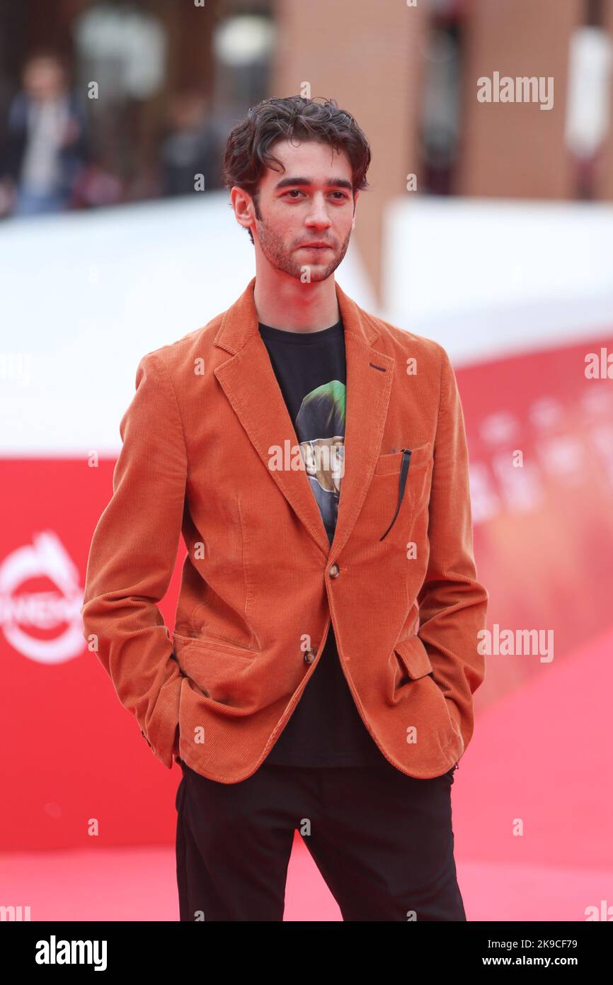 Andrea Lintozzi attends the red carpet of the tv series "Boris 4" at ...