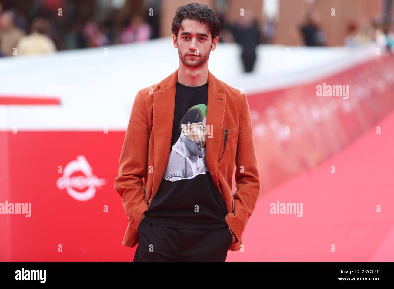 Andrea Lintozzi attends the red carpet of the tv series "Boris 4" at ...