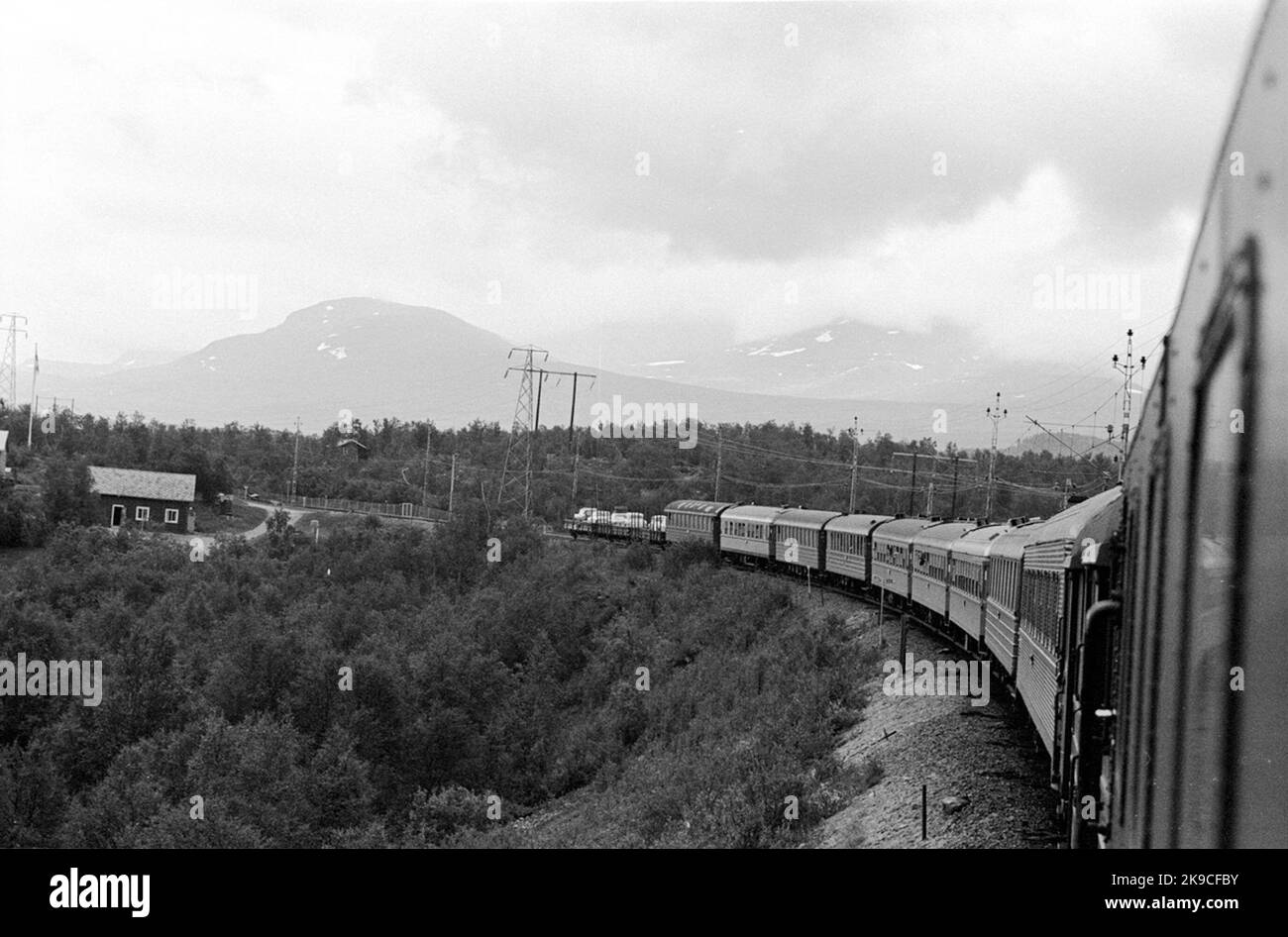 Nordpilen.vid Abisko Jokk, just north of Abisko Tourist Station Stock ...