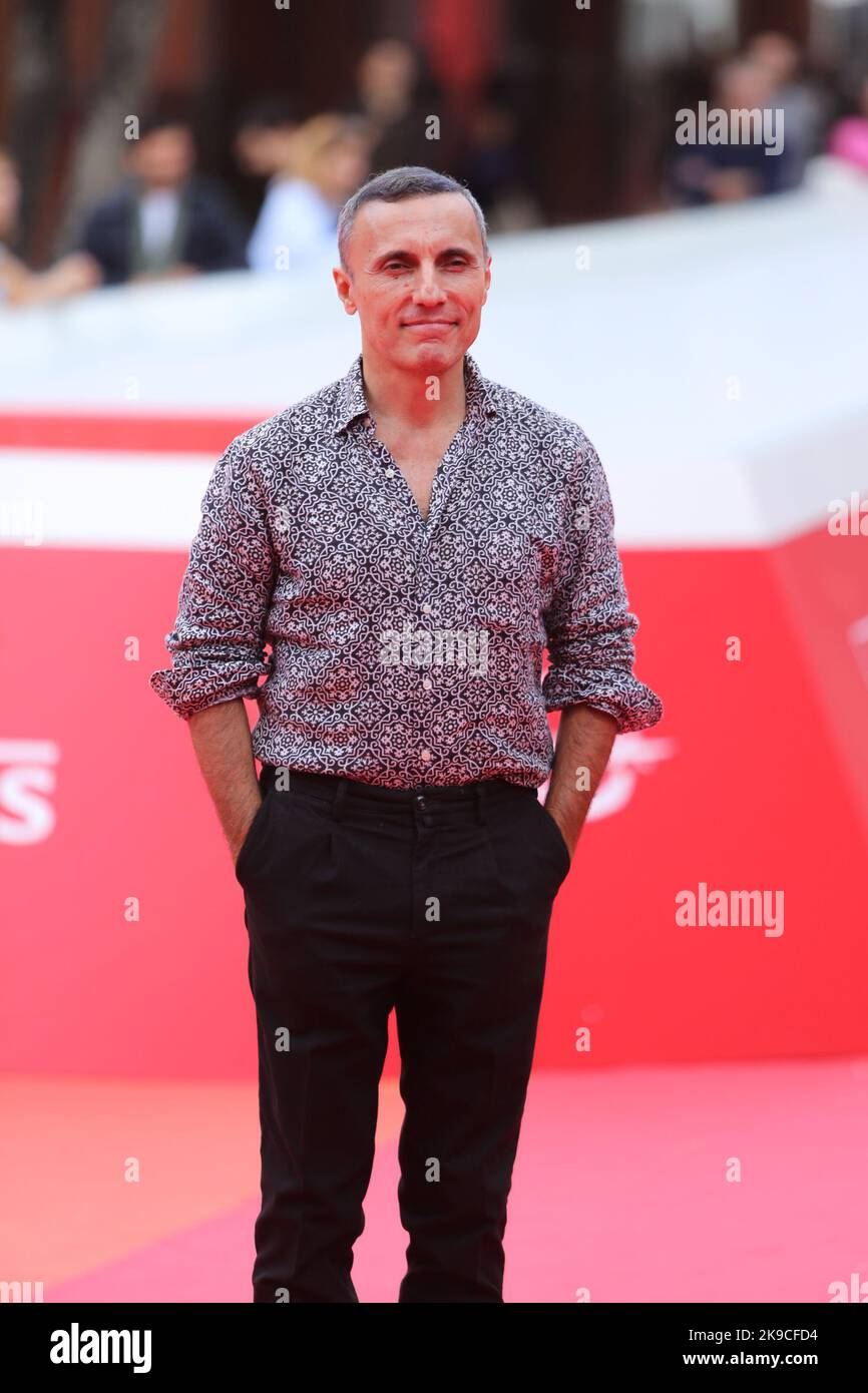 Valerio Aprea attends the red carpet of the tv series "Boris 4" at the ...