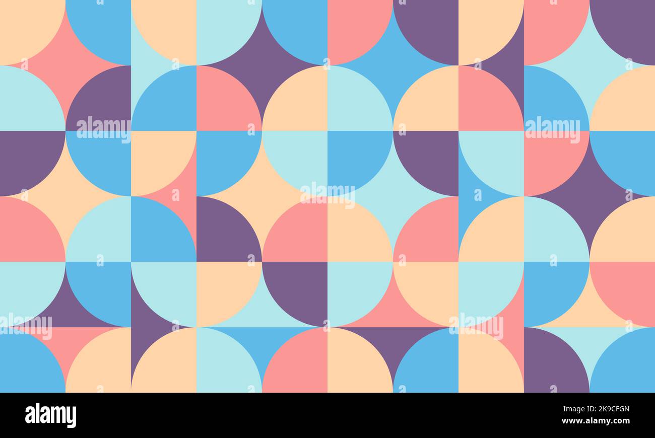 Abstract pattern with simple geometric figures. Simple geometric ...