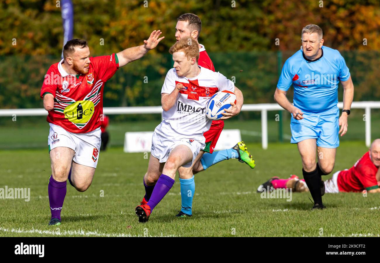 England took on Wales in the 2022 Physical Disability Rugby League ...