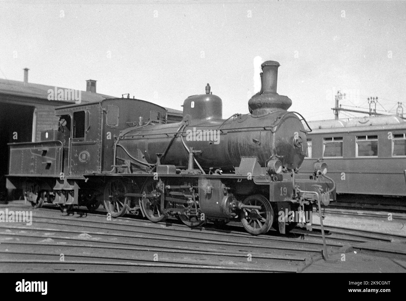 Västergötland - Gothenburg Railway, VGJ Lok 19, scrapped in 1958 Stock ...