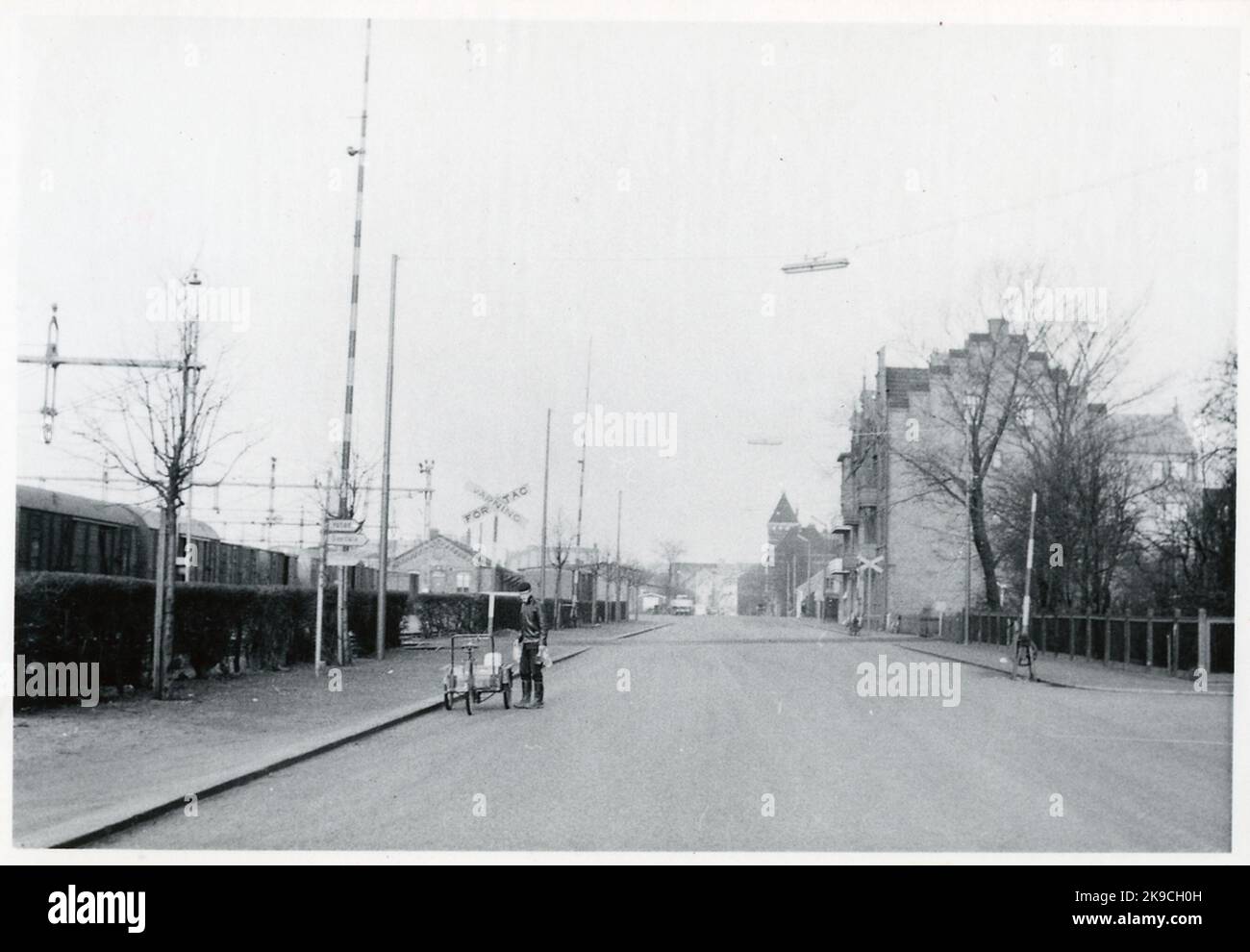 The track that crosses the street goes to Trelleborg upper. The house ...
