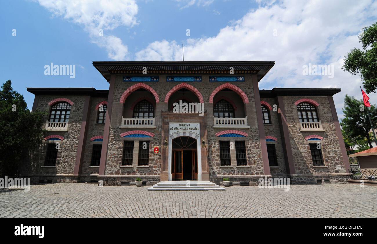 This former parliament building in the Ankara district of Turkey is the ...