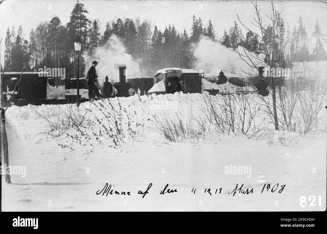Plow trains with locomotive kurj 7 and 2 Stock Photo - Alamy