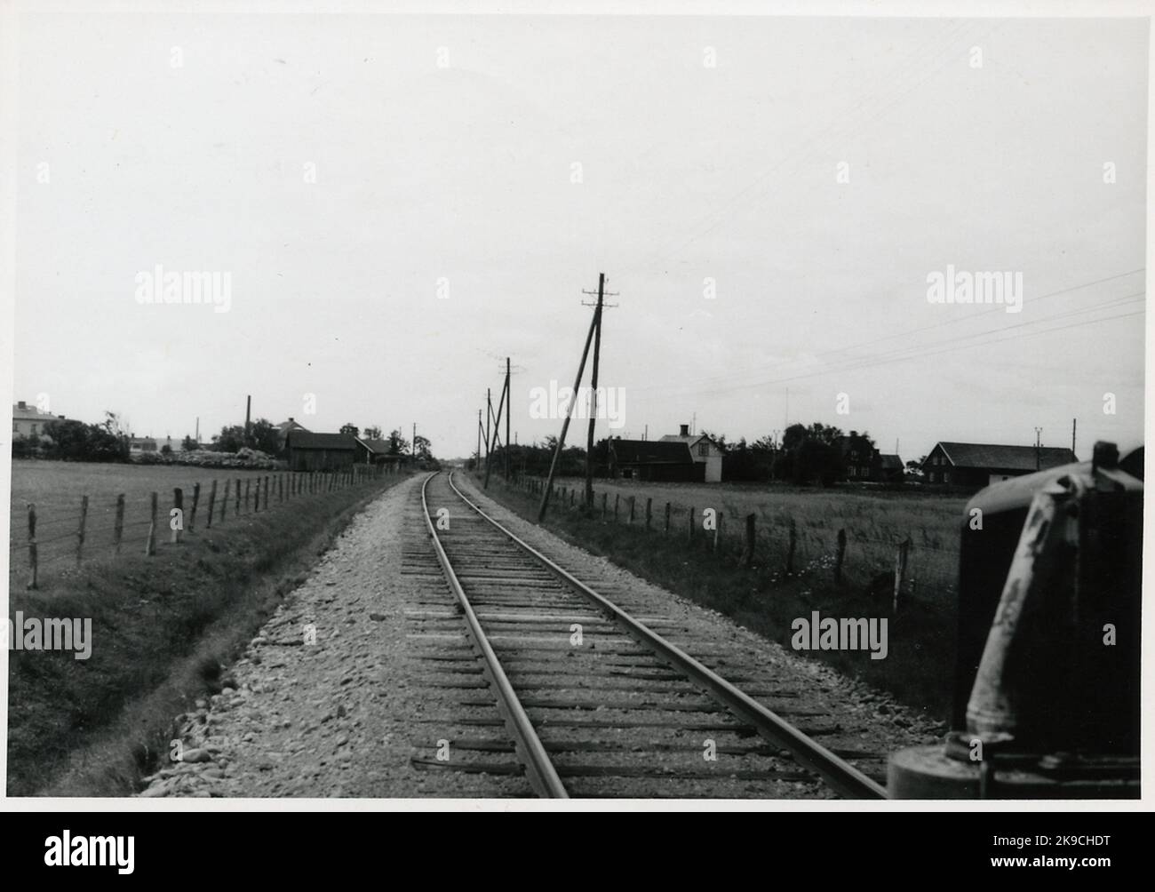 The line between Varberg and Tofta Stock Photo - Alamy