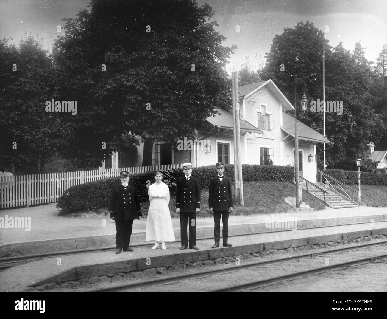 The station, station manager o Andersson Stock Photo - Alamy