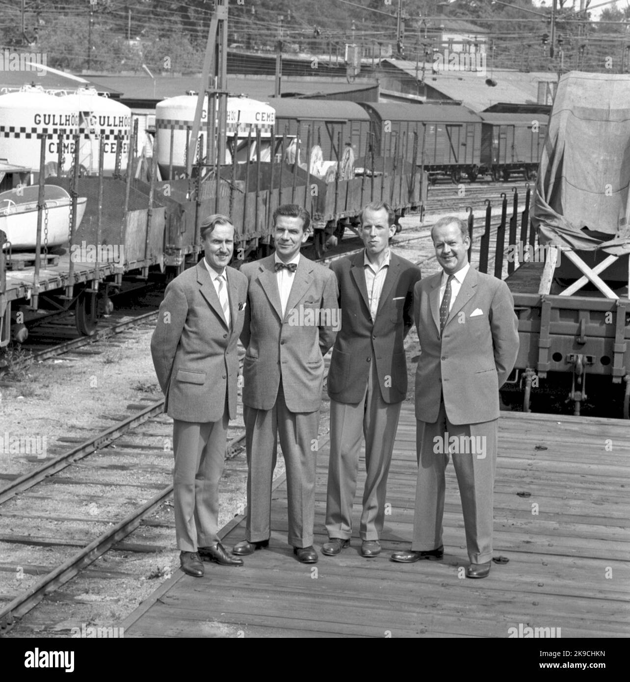 State Railways, SJ. Transport consultants at Norra Station Stock Photo ...
