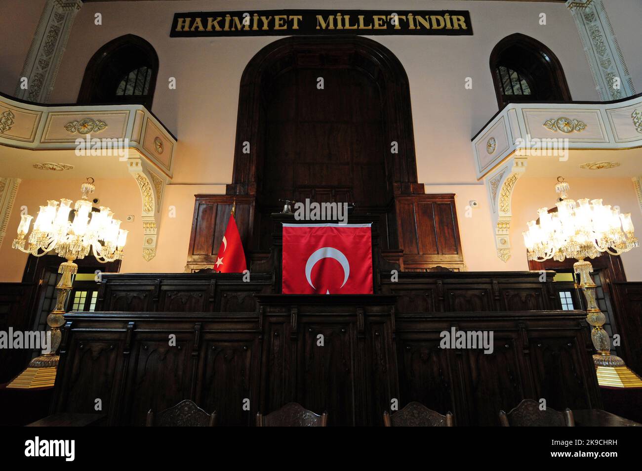 This former parliament building in the Ankara district of Turkey is the ...