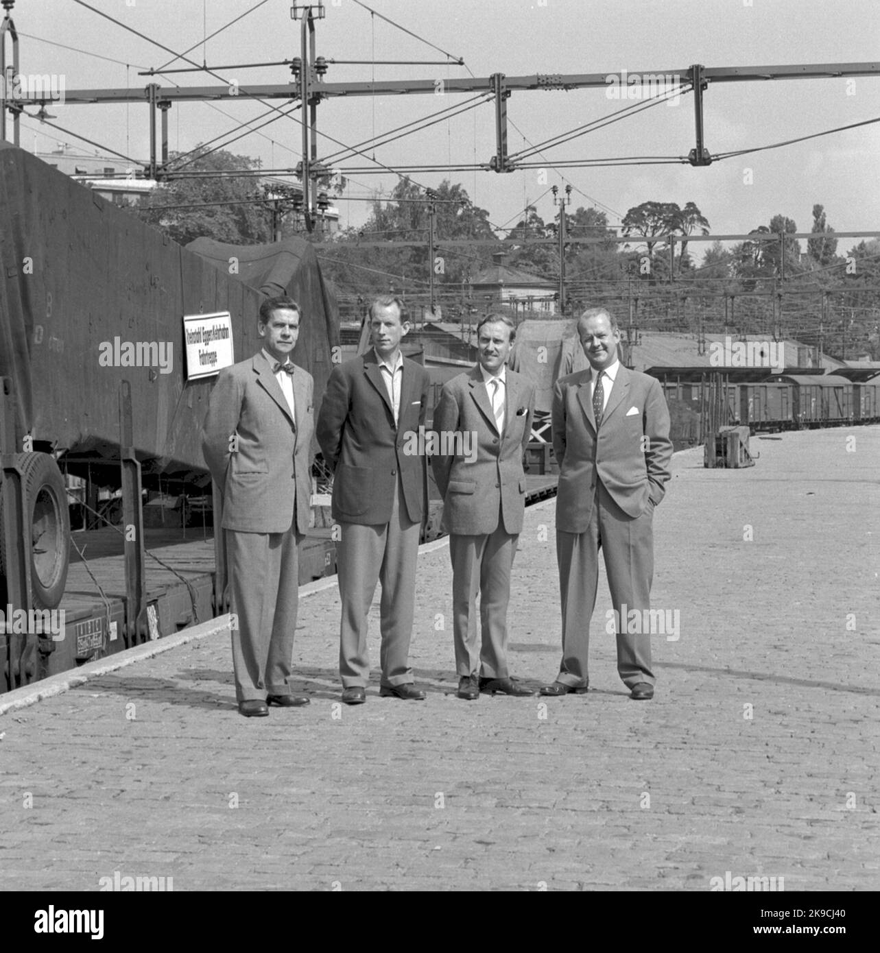 State Railways, SJ. Transport consultants at Norra Station Stock Photo ...