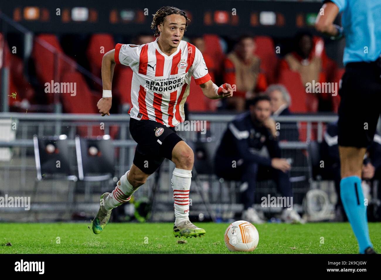 Eindhoven, Netherlands. 27th Oct, 2022. Xavi Simons of PSV Eindhoven ...