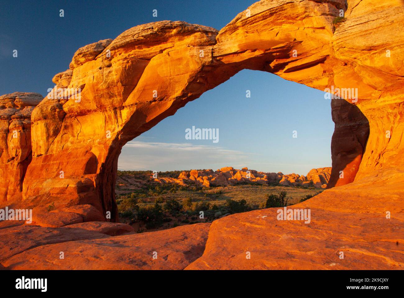 South Window Arch in Arches National Park, Utah Stock Photo - Alamy
