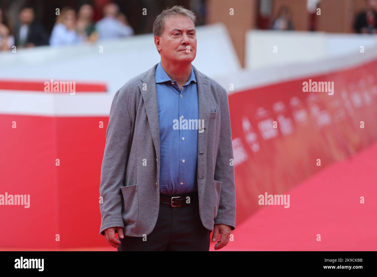 Corrado Guzzanti attends the red carpet of the tv series "Boris 4" at ...