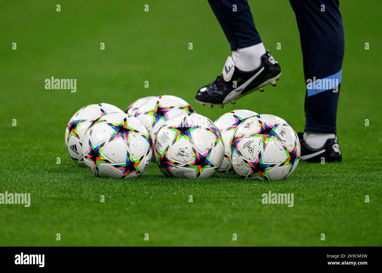 Feature, balls, game balls, ball, soccer Champions League, preliminary ...