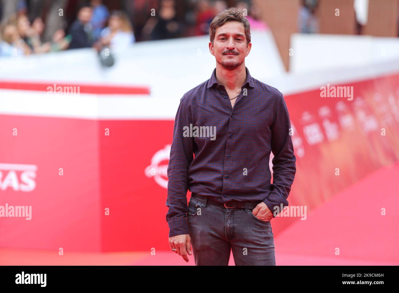 Rome, Italy. 23rd Oct, 2022. Alessandro Tiberi attends the red carpet ...