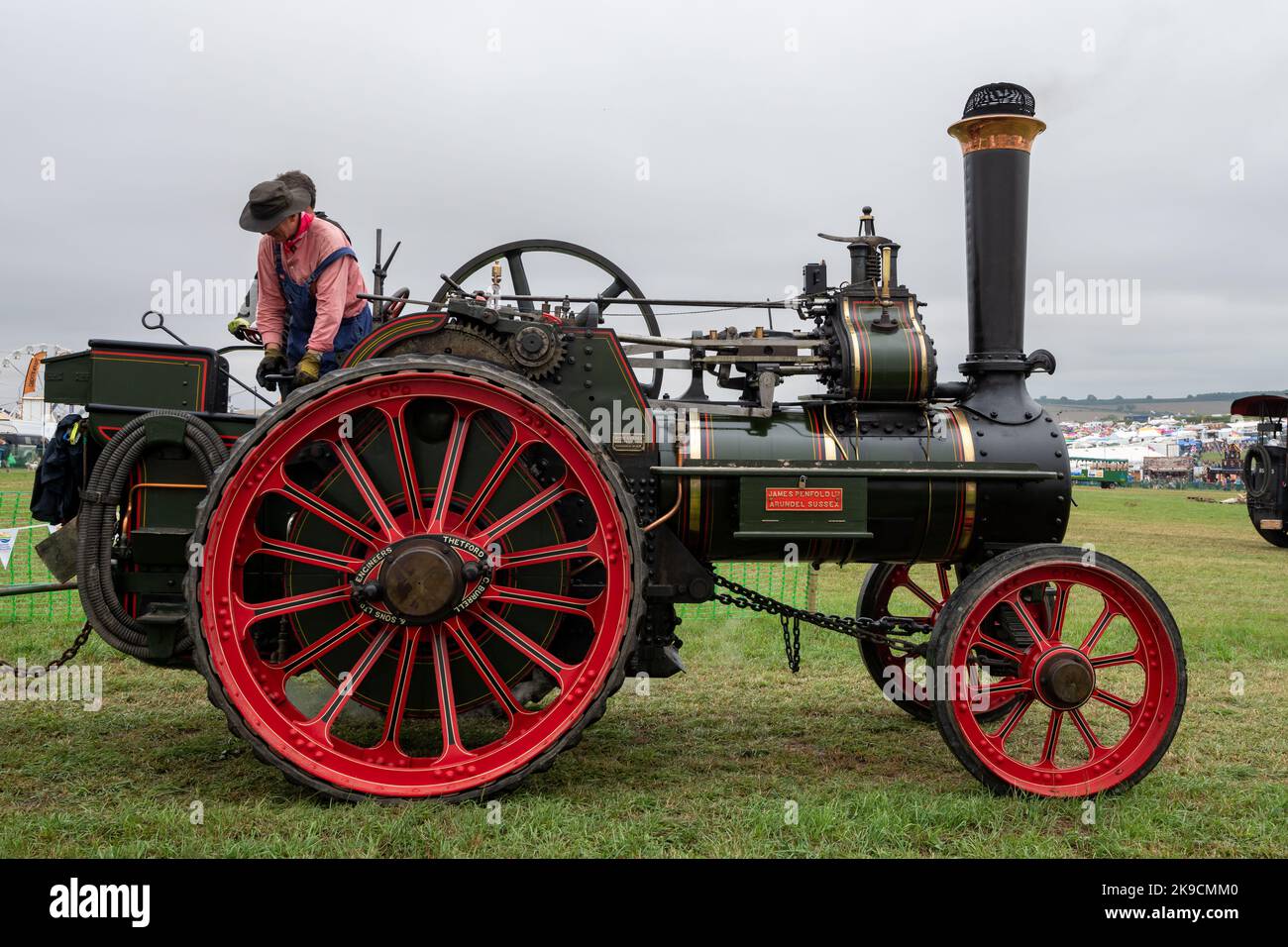 Tarrant Hinton.Dorset.United Kingdom.August 25th 2022.A restored ...
