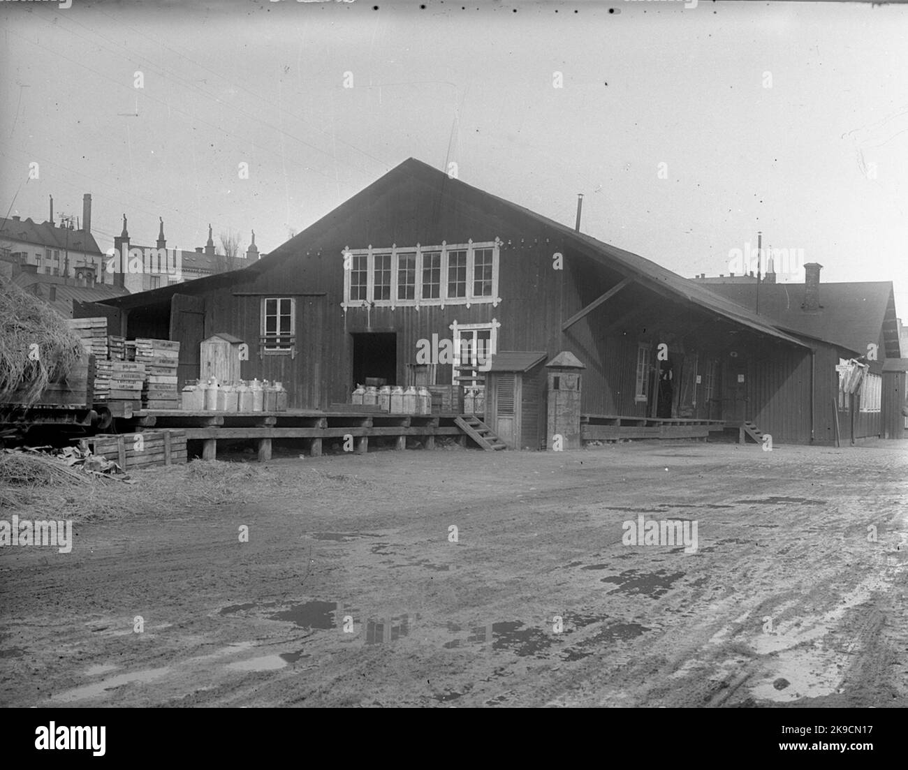 Stockholm Södra Station. Freight warehouse for outgoing goods Stock ...