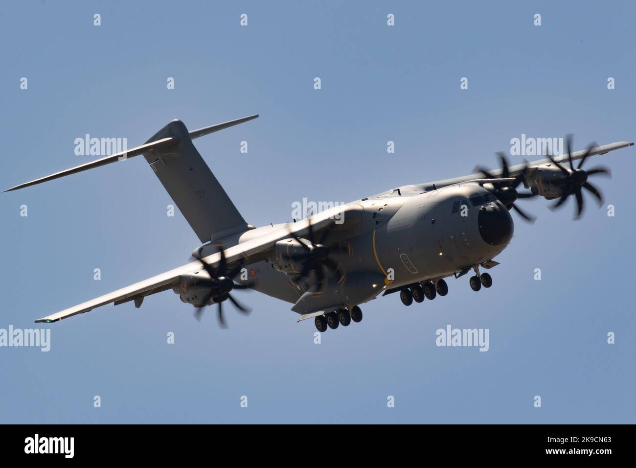 Spanish Air Force A400 Atlas landing at Gando Air Base during the SIRIO ...