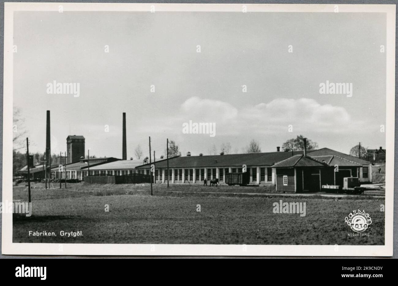 The wire factory in Grytgöl Stock Photo - Alamy