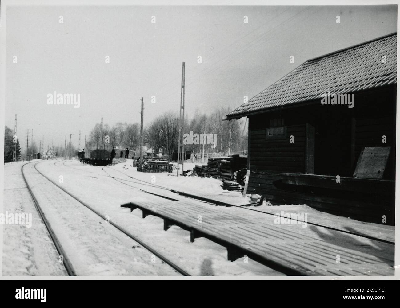 Railway track work end hi-res stock photography and images - Alamy