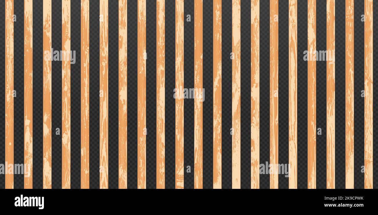 Vertical pattern of thin wooden textured lamellas with timber print ...