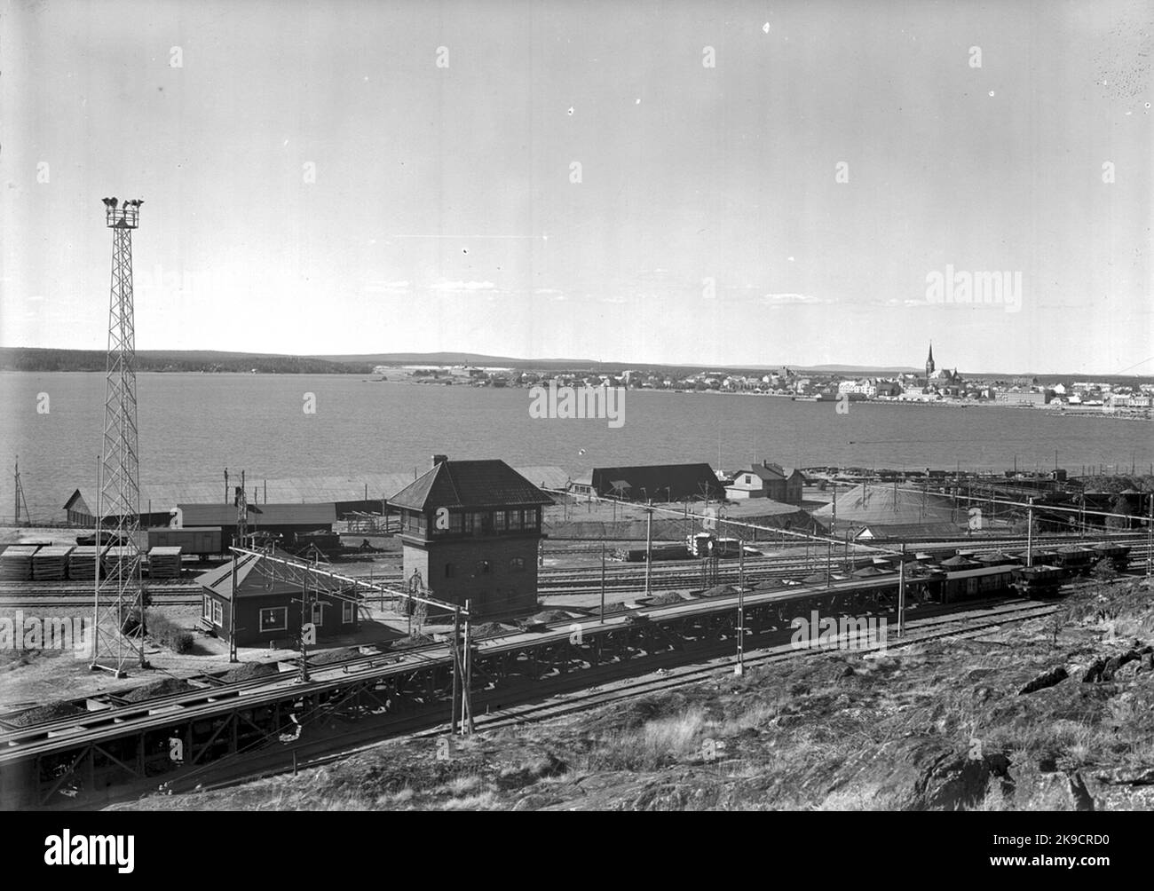 Luleå city photographed from Svartön. The picture was used at the ...