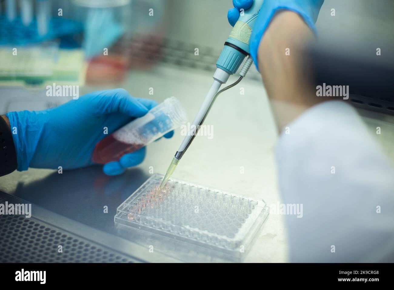 cell culture, medicine, medical and biology laboratory Stock Photo - Alamy