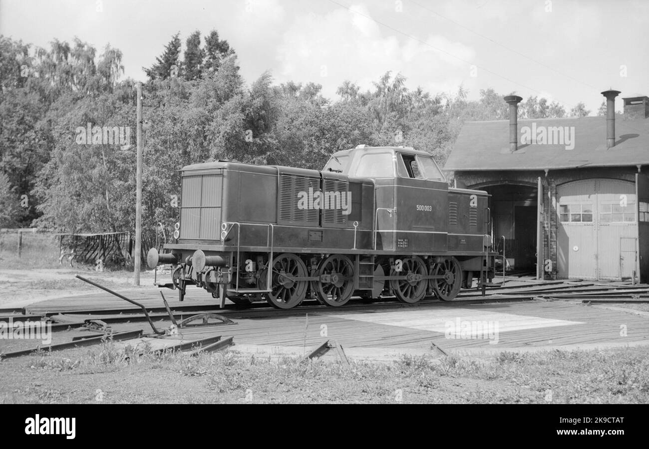Sample of German diesel hydraulic demonstration locomotive 500 003 ...