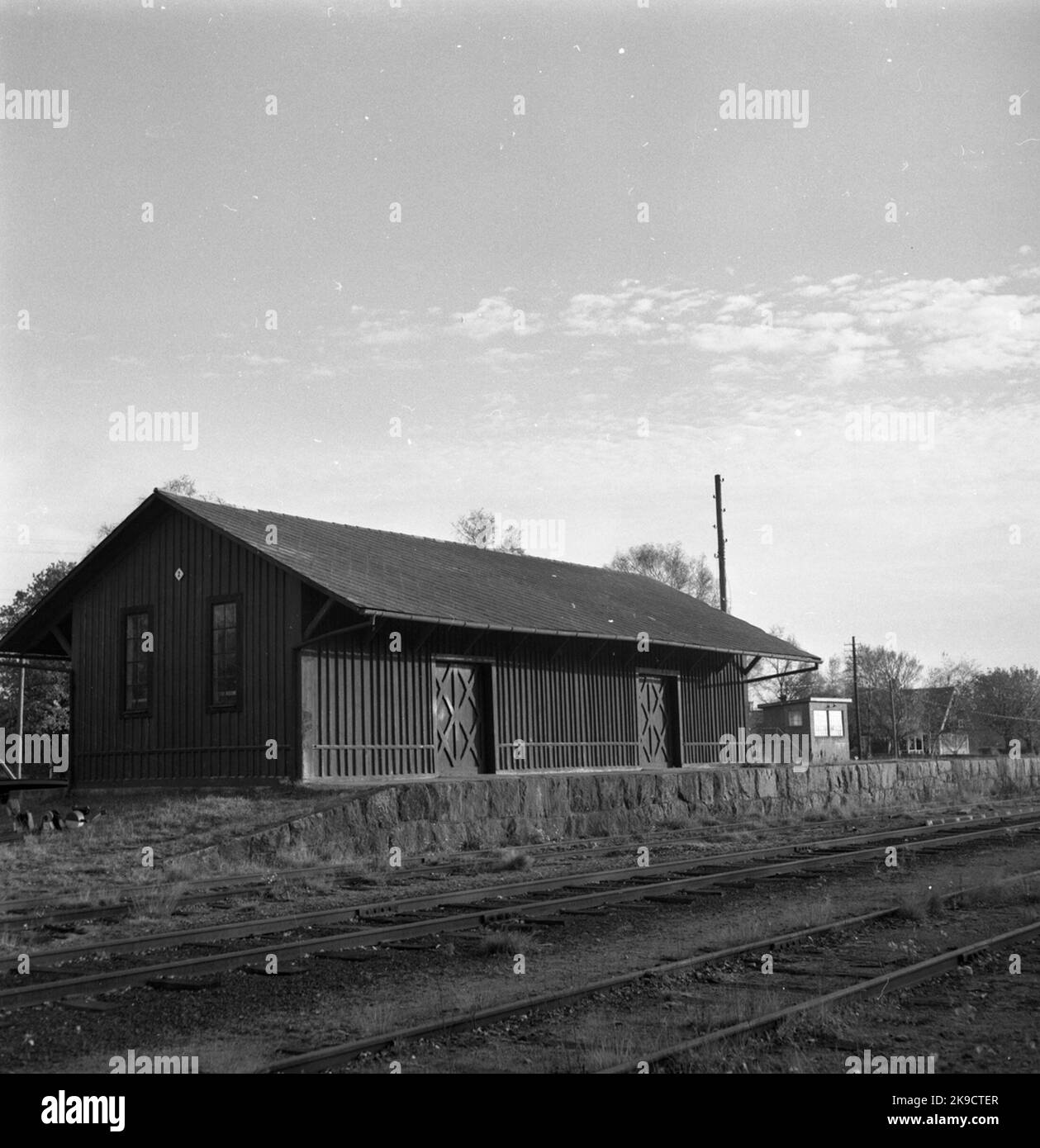 Freight allowance at Ekeby Railway Station. The station was built by ...