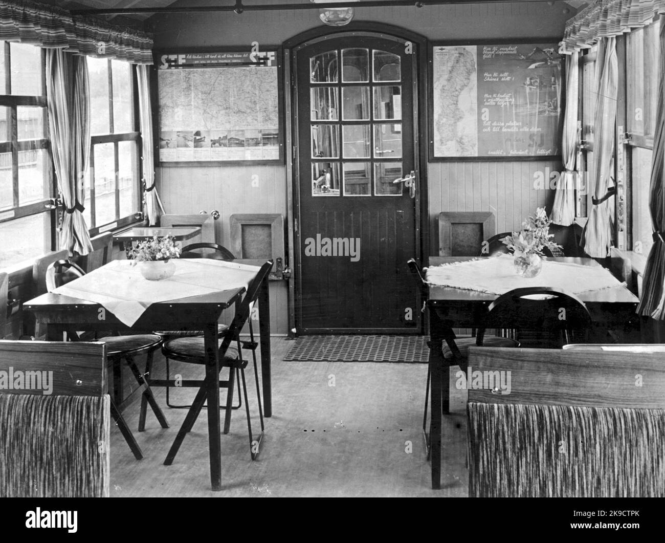 State Railways, SJ Train Home. The companion wagon Stock Photo - Alamy