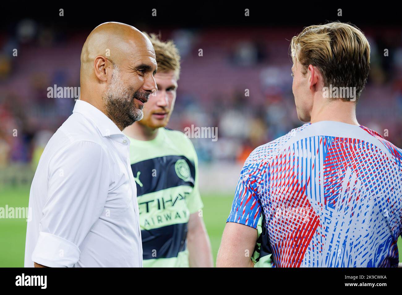 BARCELONA - AUG 24: Josep Pep Guardiola in action during the friendly ...