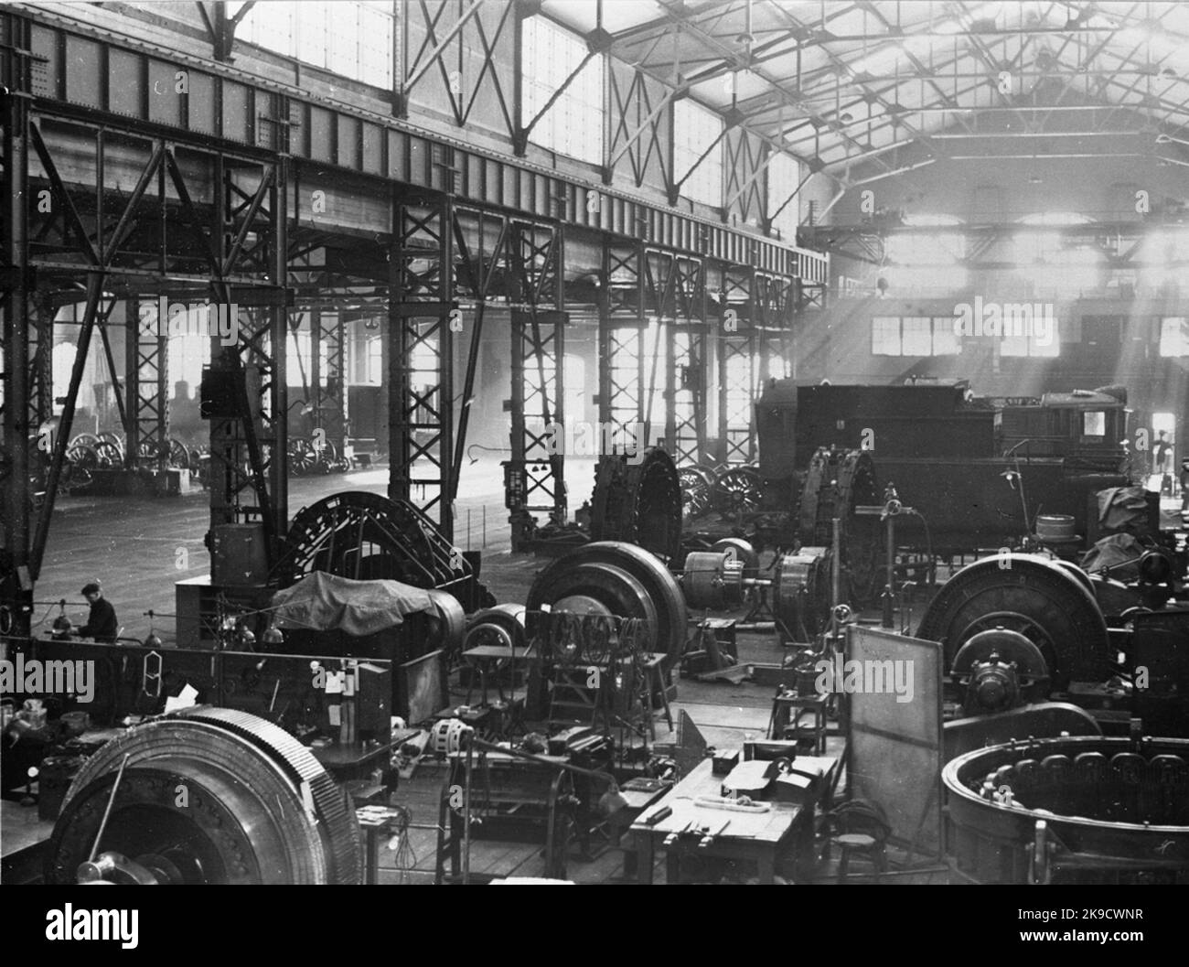 Repair workshop for electric locomotives hi-res stock photography and ...