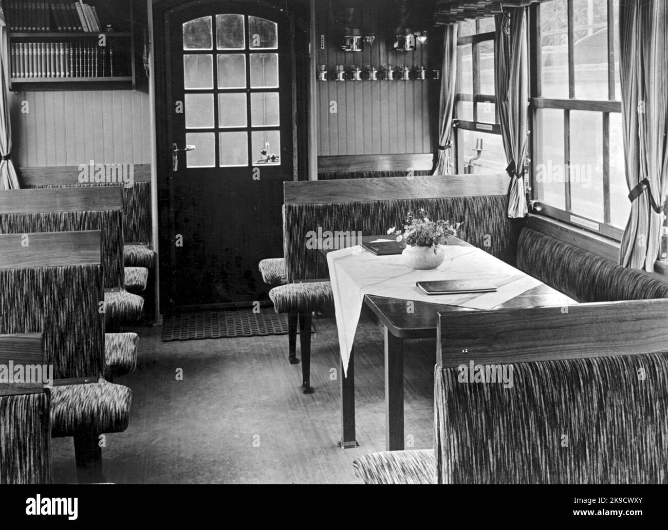 State Railways, SJ Train Home. The companion wagon Stock Photo - Alamy