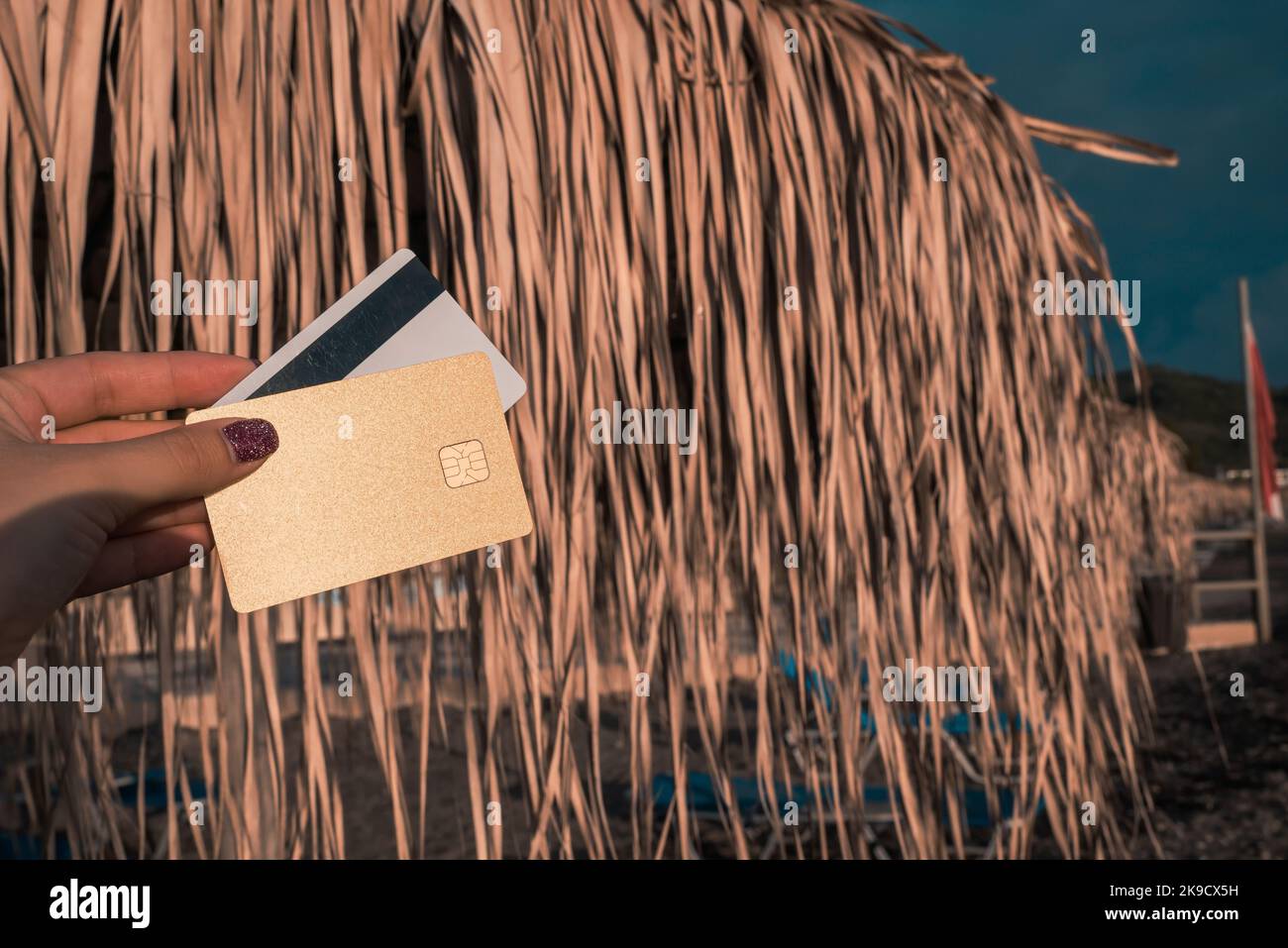 Hand palm card hi-res stock photography and images - Alamy