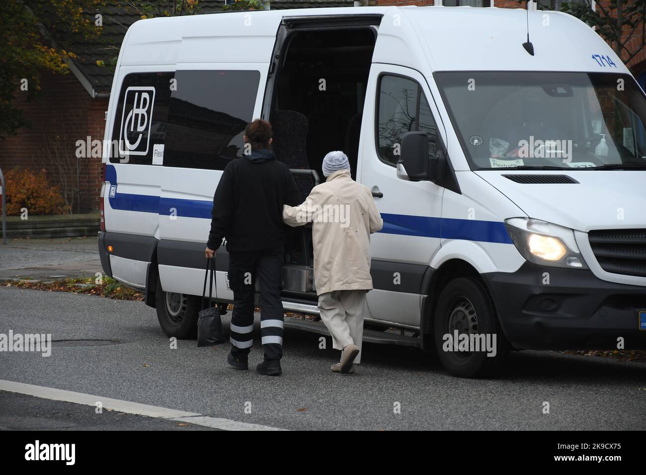 Kastrup/Copenahgen /Denmark/26 OIctober 2022/ Flex transport van for ...